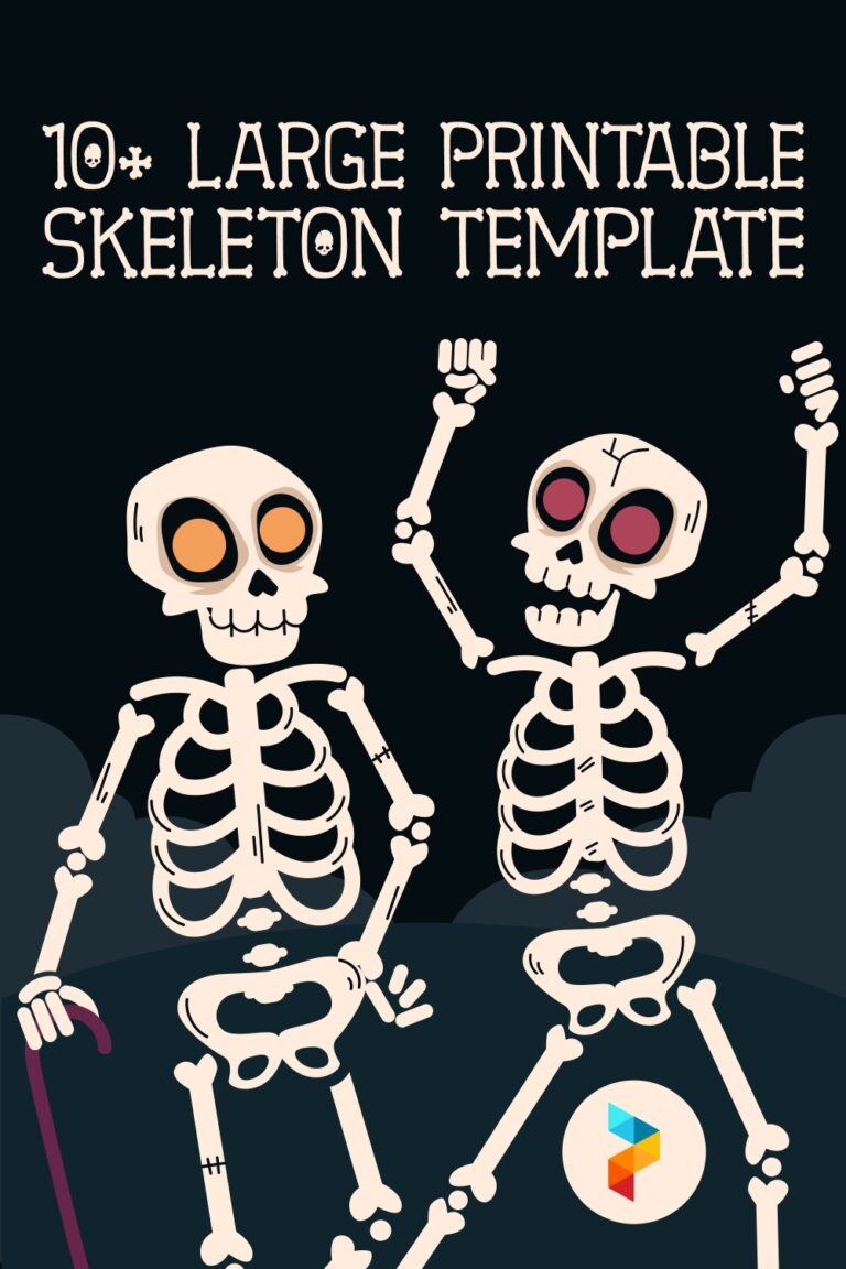 Skeleton Printable Free - Printable Chart Template